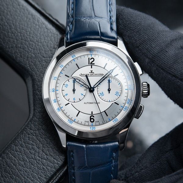 Jaeger-LeCoultre Master Control Chronograph Silver Sector Dial Steel ...
