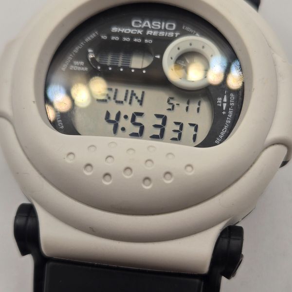 Casio G-Shock G001BW-7 'Jason' White Digital Watch. | WatchCharts ...
