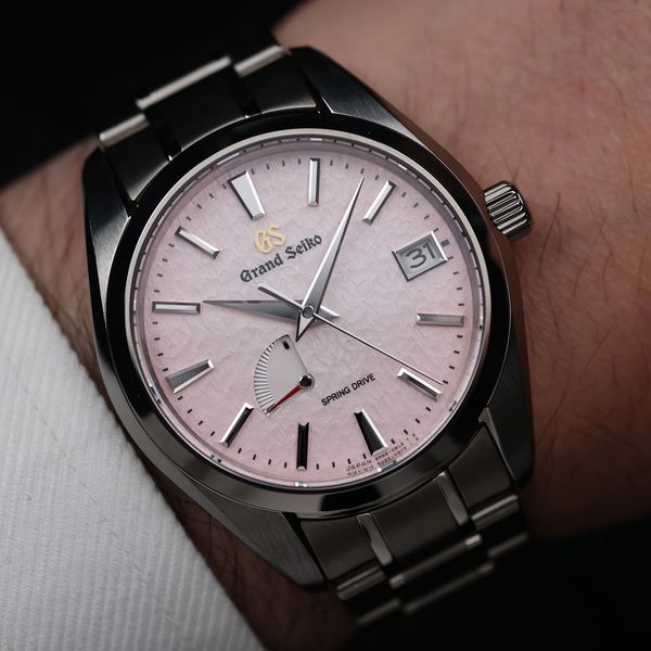 FS: GRAND SEIKO SBGA497 Spring Drive – Limited Edition Pink Snowflake ...