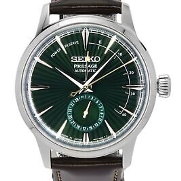 Seiko Midnight Mockingbird Presage Cocktail Time Power Men's Watch ...
