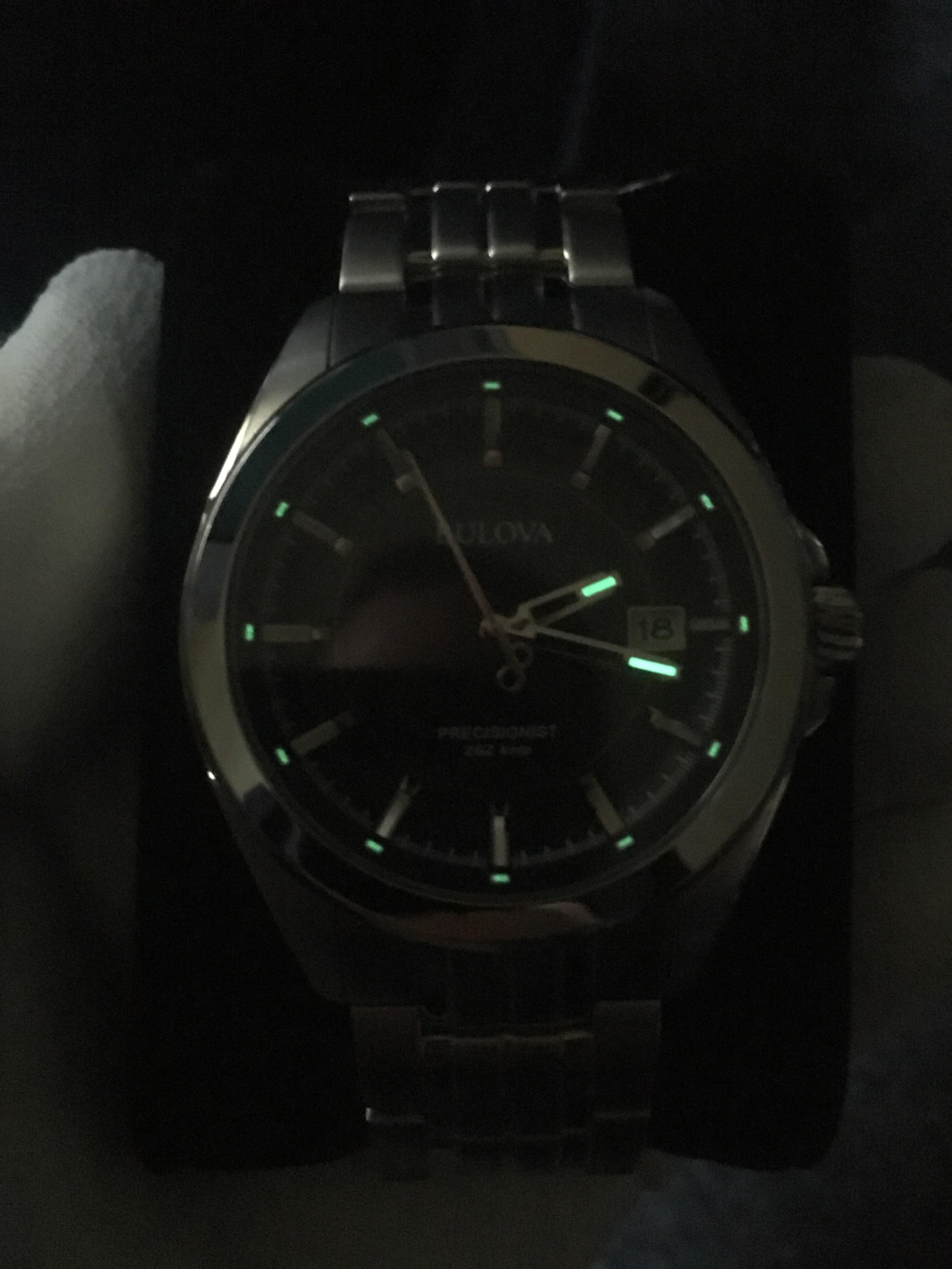 FS: Bulova Precisionist 96B252 grey dial | WatchCharts Marketplace