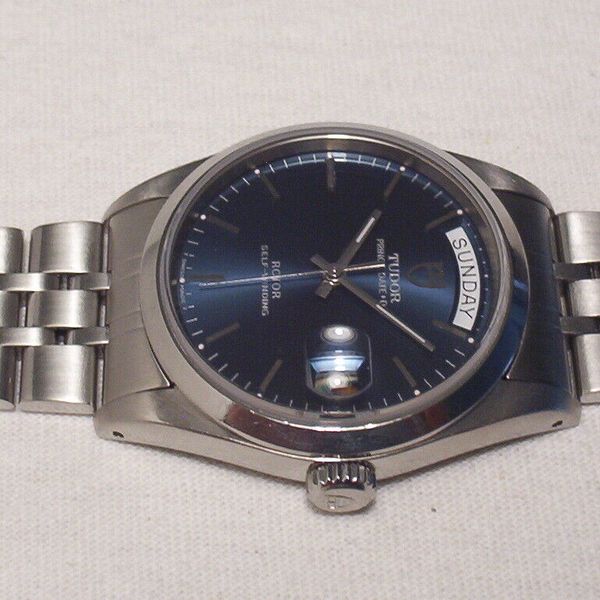 TUDOR PRINCE DATE DAY REF.76200 AUTOMATIC, BLUE DIAL, ORIGINAL BRACELET ...