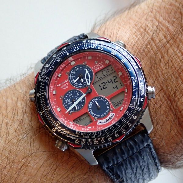 THUNDERBIRDS CITIZEN PROMASTER NAVIHAWK C300-Q01709 FULL SET AUGUST ...