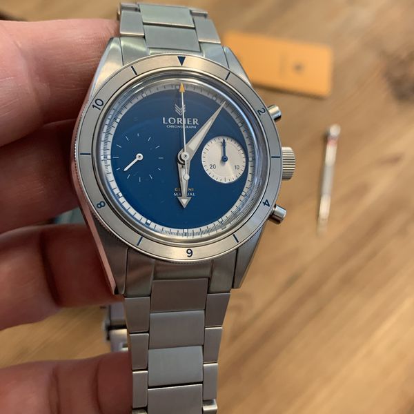 FS: New Lorier Gemini Worn & Wound Chronograph LE. Box + Papers ...