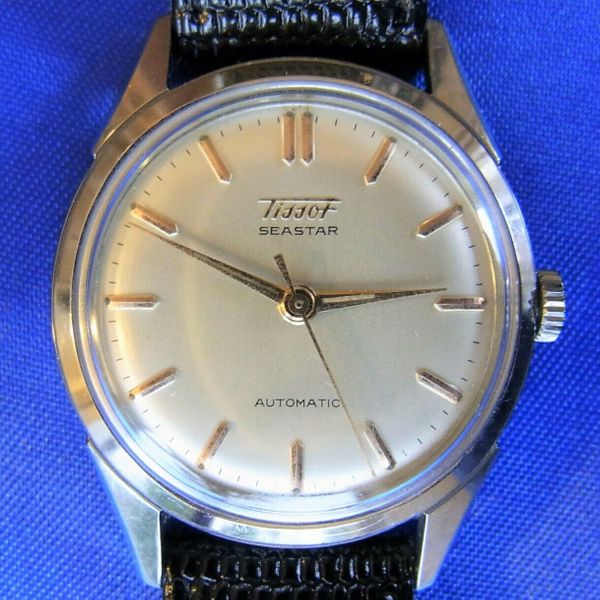 VINTAGE 1956 TISSOT SEASTAR AUTOMATIC IN S/STEEL. SUPERB LITTLE USED ...