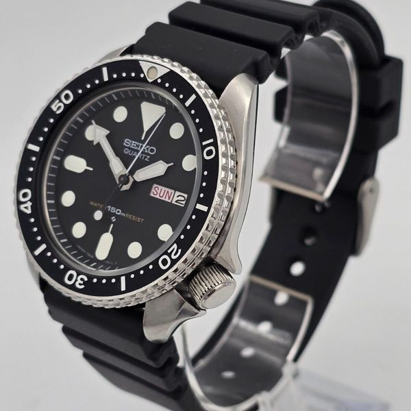 SEIKO 7548-7000 JDM QUARTZ DIVER SERVICED VINTAGE NOVEMBER 1980 KANJI ...
