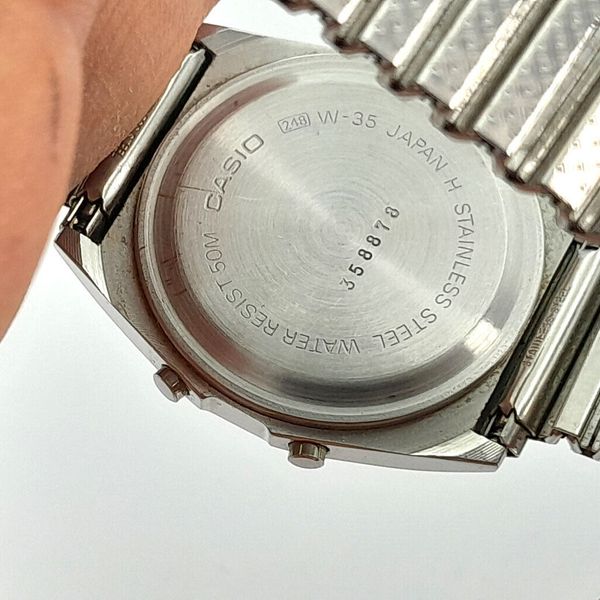 Casio Digital Watch Vintage Alarm Chrono W-35 Marlin | WatchCharts ...