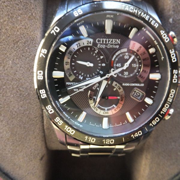 Citizen Eco Drive Perpetual Radio controlled Watch E650 cal.GN-4W-S ...