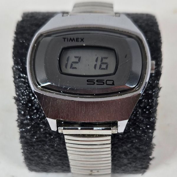 Timex SSQ Watch RARE Vintage Mens Digital New Battery | WatchCharts ...