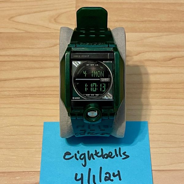 [WTS] Casio G-Shock G-8100A-3 Vintage Dual Illuminator Green Metallic ...
