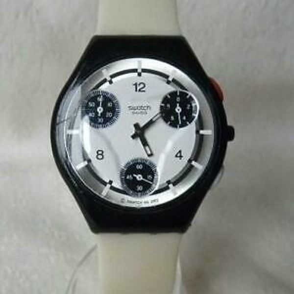 RARE - SWATCH - SUYB108 - Panic Button - 2004 - Skin Chrono Coll ...