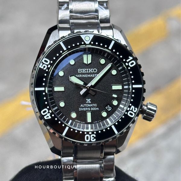 Brand New Seiko Prospex Marine Master MM300 Black Dial Automatic Divers ...