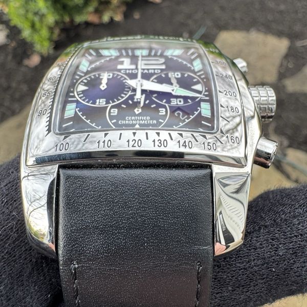 Chopard 8961 Milia Tycoon Chronograph 46mm Stainless Auto Menâ s Watch ...