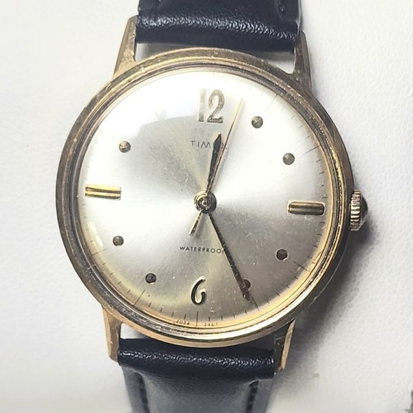 Vintage Marlin Mens 1967 Timex original Hand Wind watch Dot Dash ...