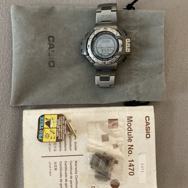 Casio Pro Trek Triple Sensor Wrist Watch 1407 | WatchCharts Marketplace