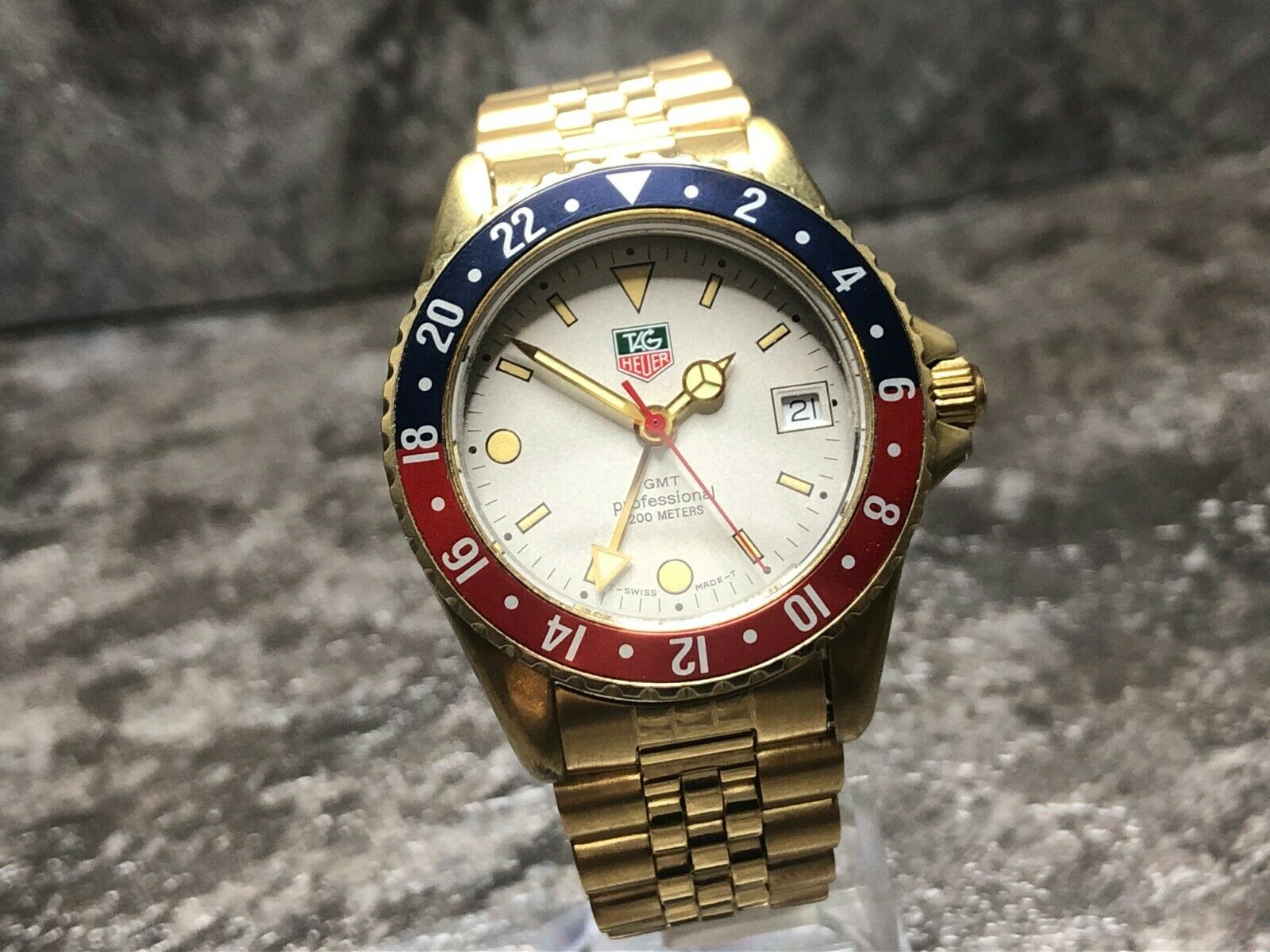 Tag Heuer 1000 Pepsi GMT Movement | WatchCharts Marketplace