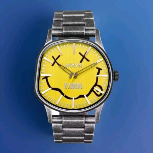 Nirvana Nixon Sentry Wobble Yellow Smiley Face Watch Sold Out ...