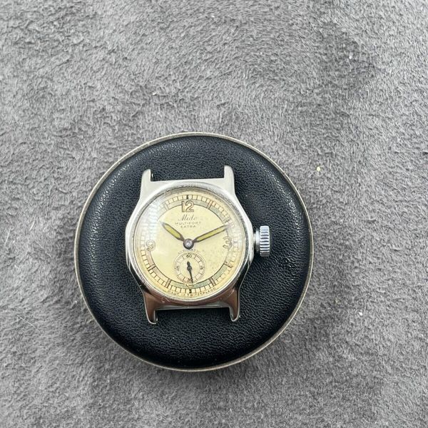 Mido military stainless steel bumper automatic vintage watch circa 1930 ...