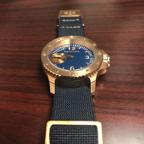 FS: NETHUNS NO. 5.1.1.7.05 Bronze ETA6497 Blue Dial $700 OBO ...