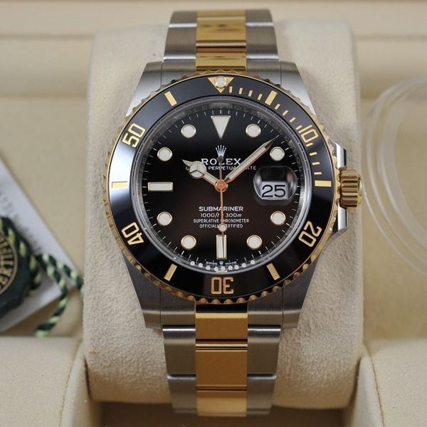 FS: Rolex Submariner Two-tone 126613LN Black Dial - 41mm - Complete Set - Unused! | WatchCharts ...