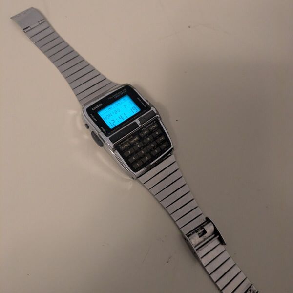 Casio Vintage Telememo 30 Data Bank Calculator Watch (DBC-300 ...