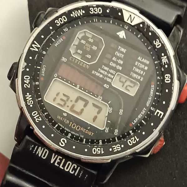 Vintage Citizen D060- Promaster Windsurfing Digital Watch ...