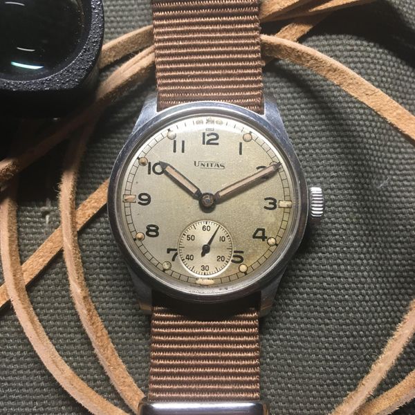 [WTS] Unitas ATP British WWII Watch, Stainless Steel, Radium, ca. 1940 ...