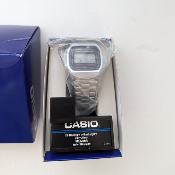 Casio A168W-1 A168WA-1WCR Mens Electro Luminescence Stainless Steel Wrist Watch | WatchCharts ...