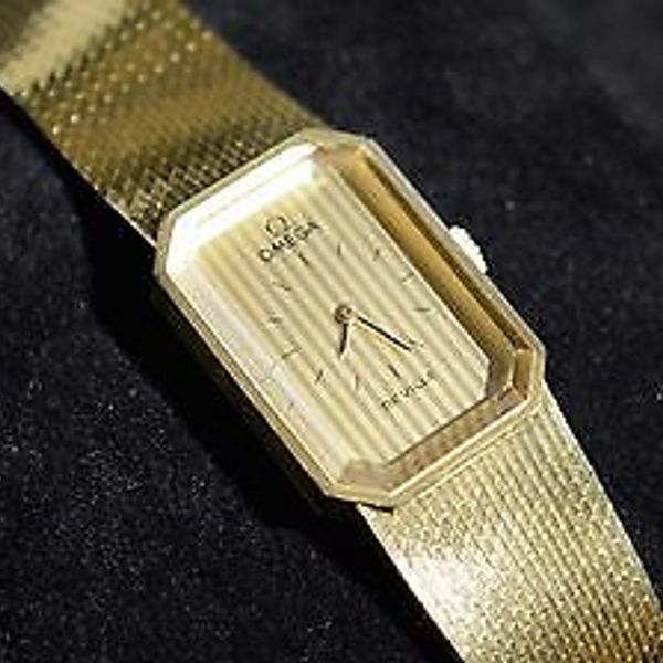 RARE OMEGA Deville Octagon 18K Gold Vintage Watch 1970s | WatchCharts ...