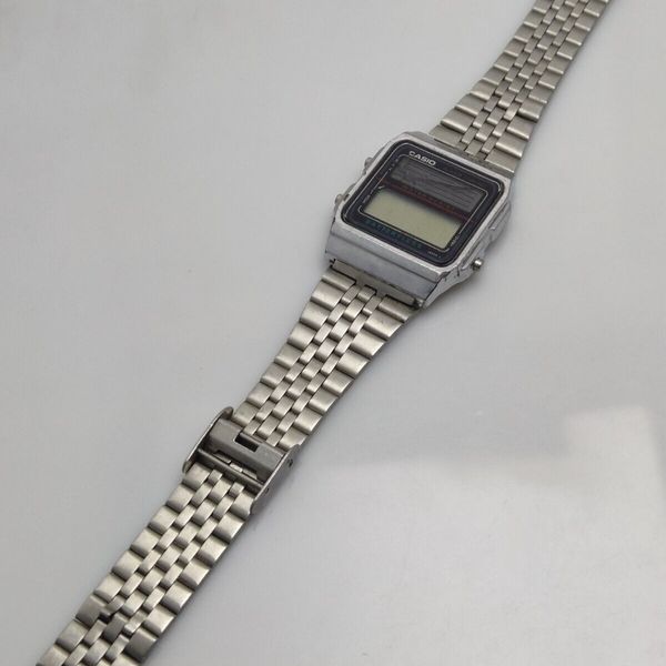 Vintage Casio Japan Quartz Alarm Chrono Batteryless AL-180 Digital ...