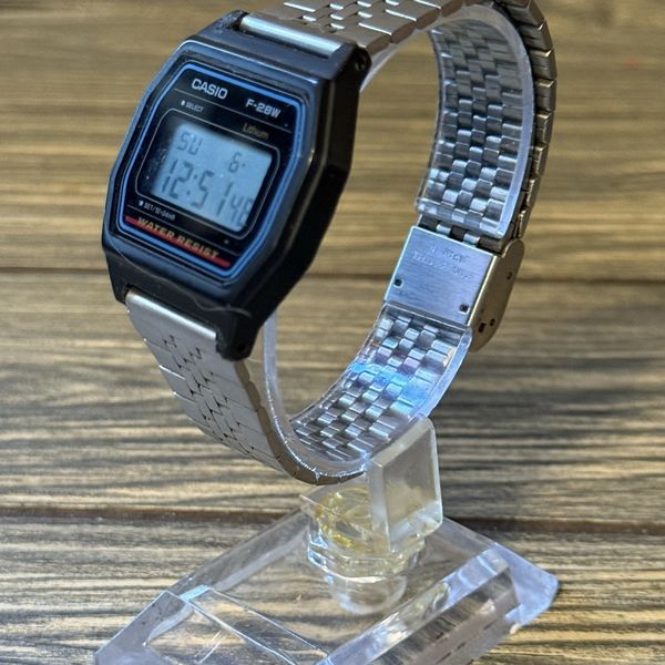 Vintage Menâ s Casio F-28W Digital Watch New Battery | WatchCharts ...