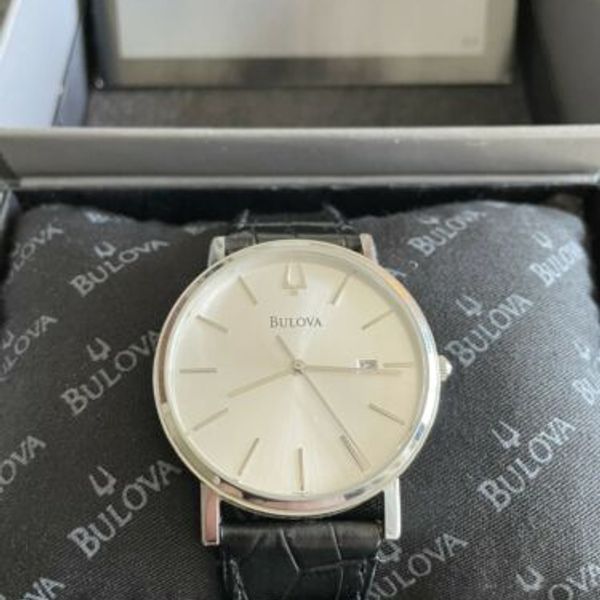 Bulova Men's Classic Collection watch Model# 96B104 with box and papers ...
