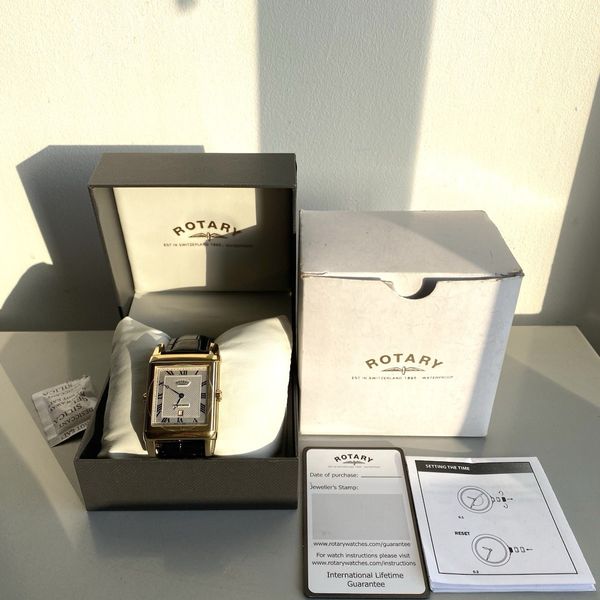 Mens Rotary Revelation Reverso Reversible Watch | WatchCharts Marketplace