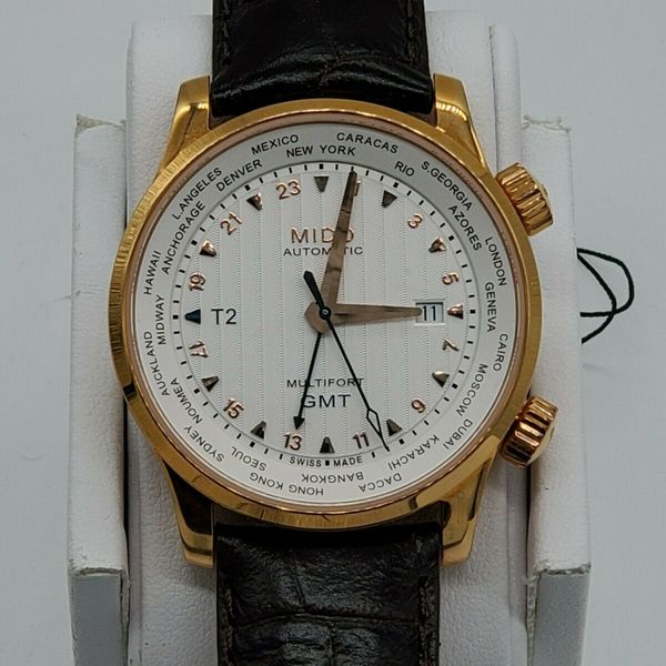 Mido GMT Silver Dial Men's Automatic Watch M0059293603100 | WatchCharts