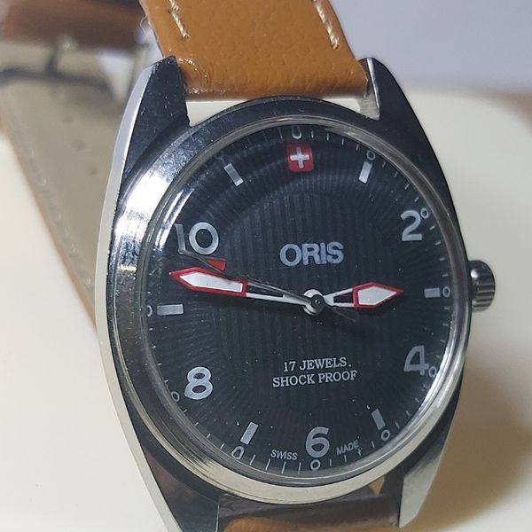 Oris manual winding cal. St-96 by FHF Swiss made Black | WatchCharts ...