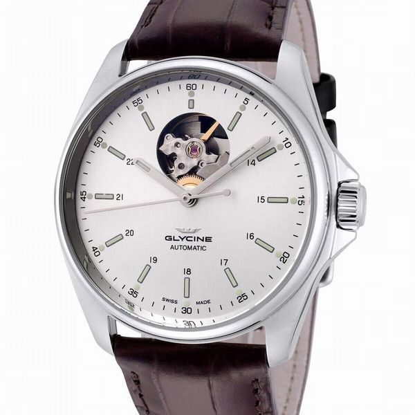Glycine Combat Classic Open Heart Automatic Men's Watch 40 mm GL0120 ...