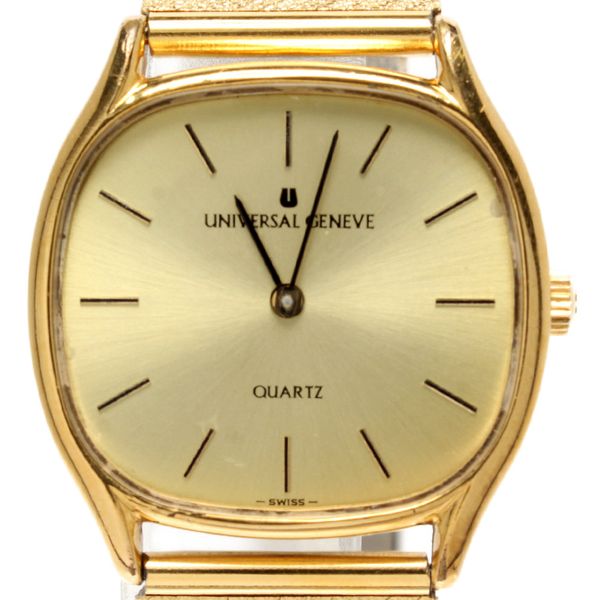 [Used] Universal Geneve Watch Quartz Gold Men's Universal Geneve ...