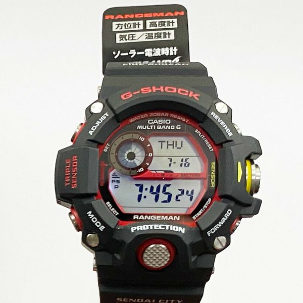 G-shock GW-9400NFST-1AJR RANGEMAN Sendai Fire support team JAPAN Model ...