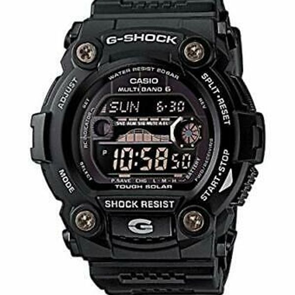 Casio G-Shock GW-7900B-1ER Watch, Solar, 200m, Military spec, Tide ...