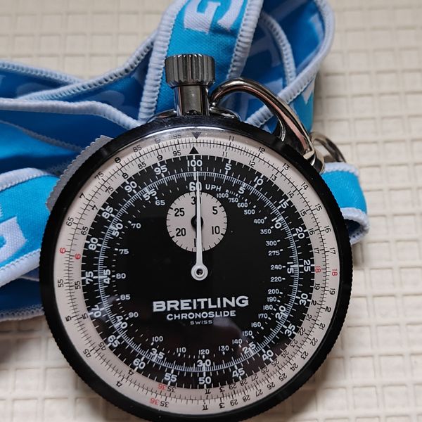 Rare Vintage 1968 Breitling Chronoslide Stopwatch - 1577 [$1,000 USD ...