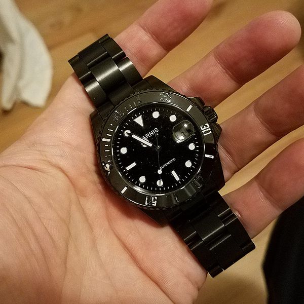 FSOT: Parnis Submariner Homage PVD Black | WatchCharts Marketplace