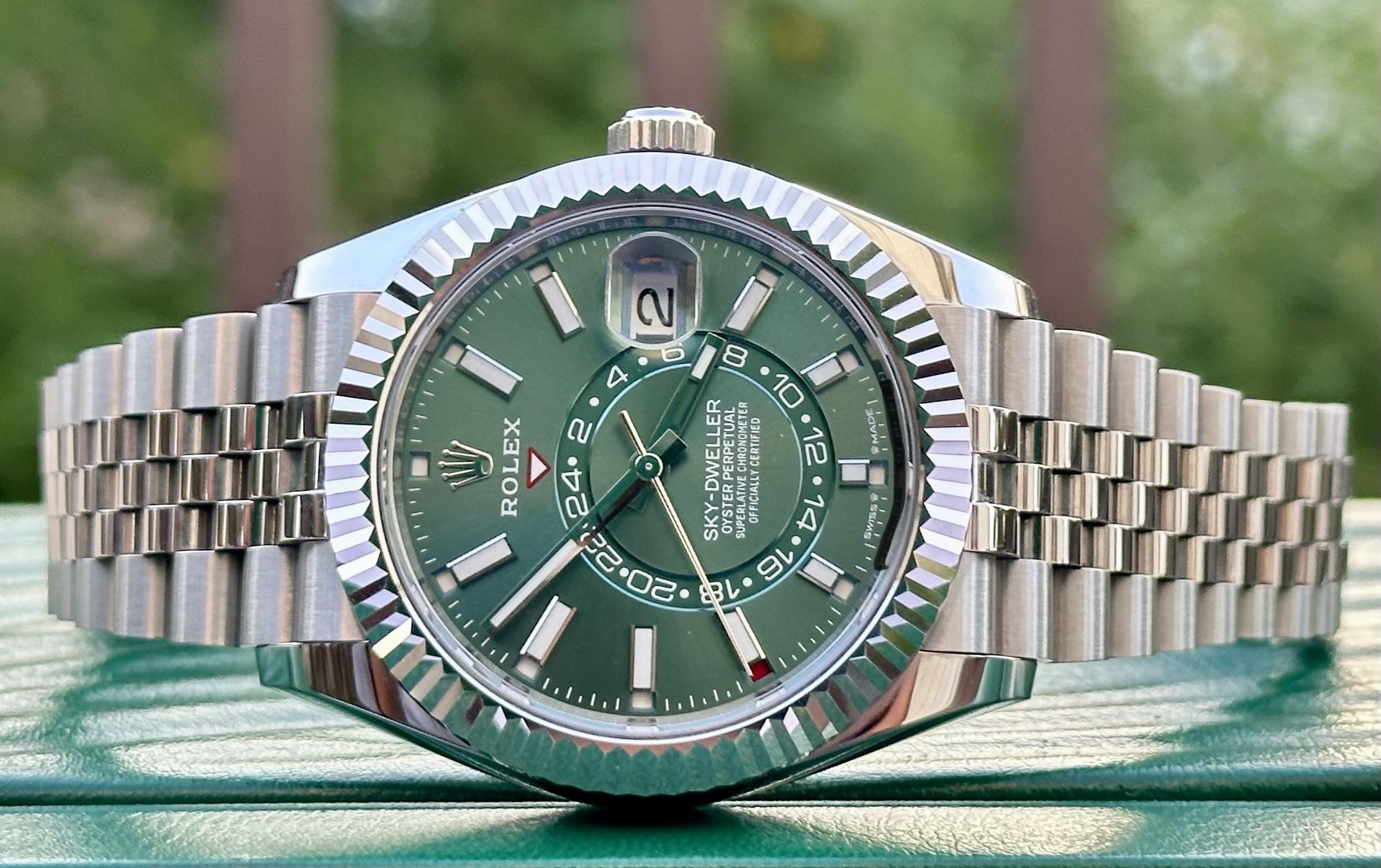 FS: Rolex Sky Dweller. 336934. Mint Green dial. 2023! Jubilee ...