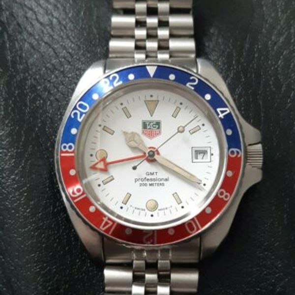 Vintage Tag Heuer Divers watch + custom GMT mod. Homage pan am 6542 844 ...