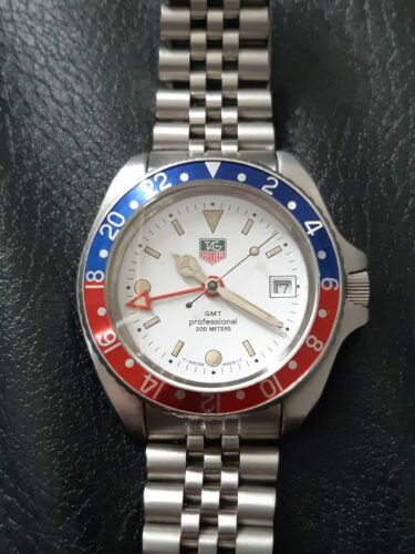 Vintage Tag Heuer Divers watch + custom GMT mod. Homage pan am 6542 844 ...