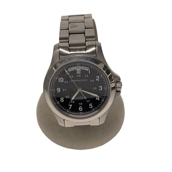 Hamilton Khaki Field King Auto H644550 Day Date Black Automatic Watch ...