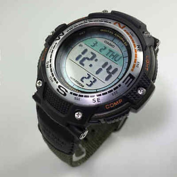Men's Casio Compass Twin Sensor Sport Watch SGW100B-3V | WatchCharts ...