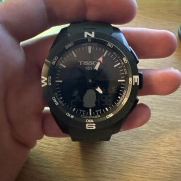 Tissot T-Touch Solar Smart Watch T110420A Titanium Compass - Defect on ...