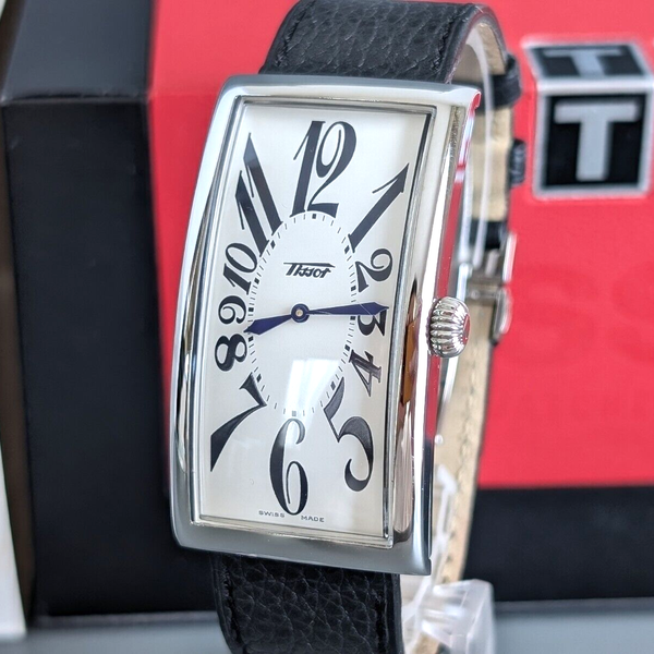 [N Mint] Tissot Z181 White Dial Banana Men's Watch Quartz w/box ...