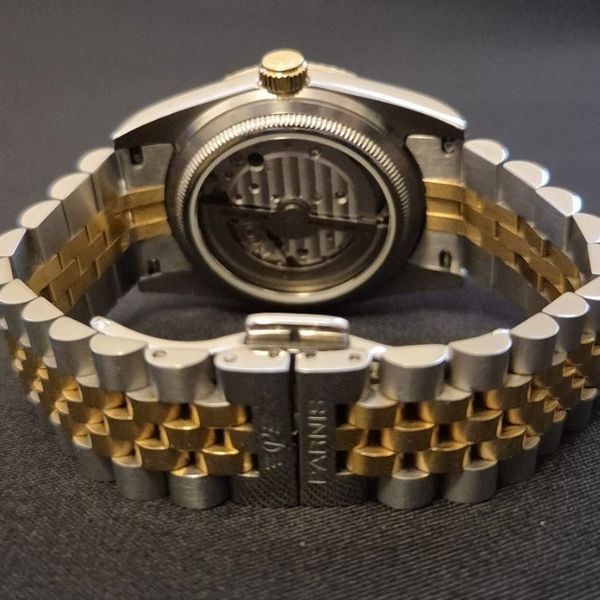Rolex Datejust homage by Parnis - Two-tone, Sapphire crystal, Miyota ...