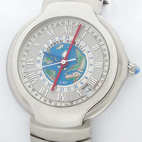 Dunhill BB8023 Millennium GMT 1884 Limited Automatic Silver Dial ...